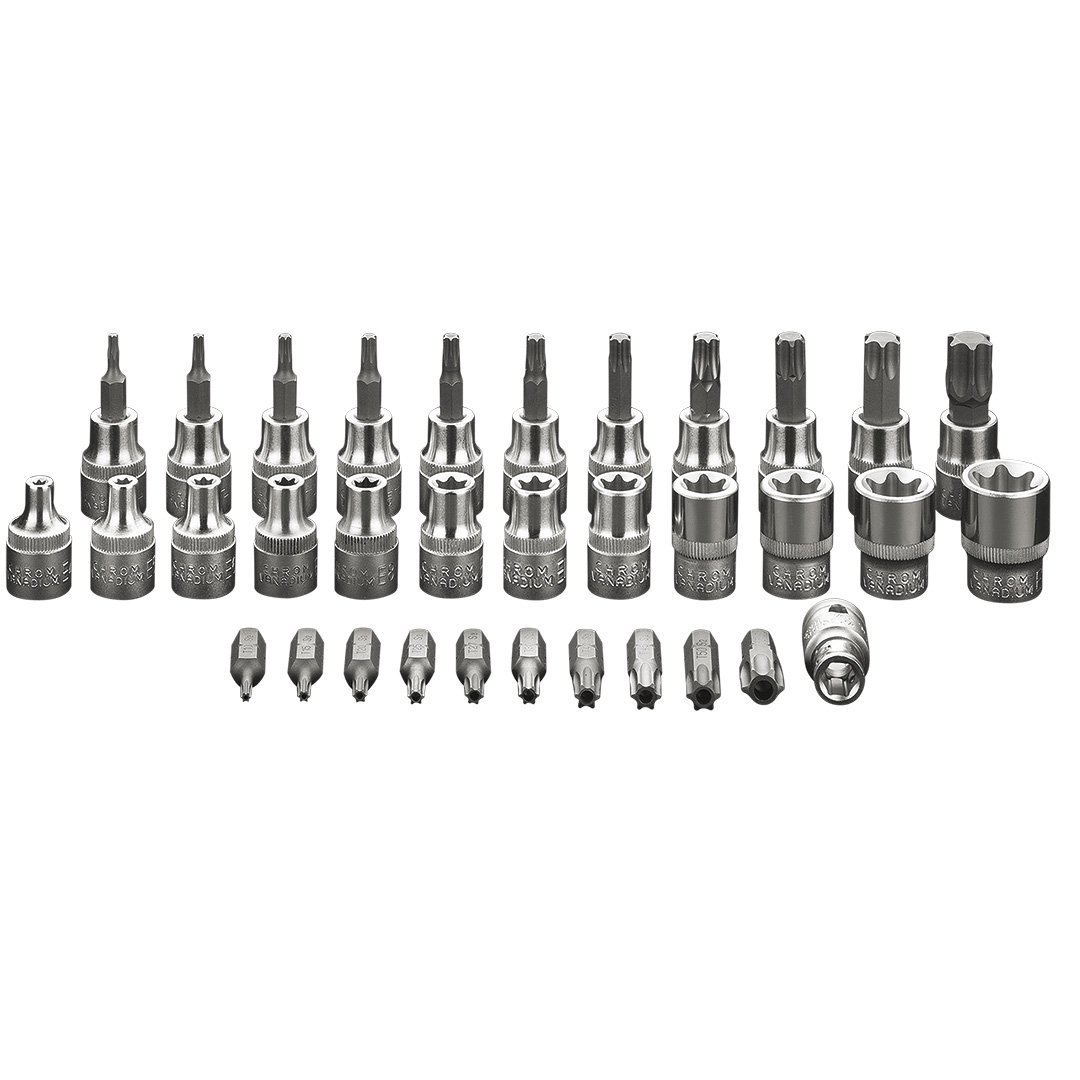 Torx bitovi i nasadne utičnice (čaše), 3/8", 34 kom. - NEO TOOLS 08-711 ...