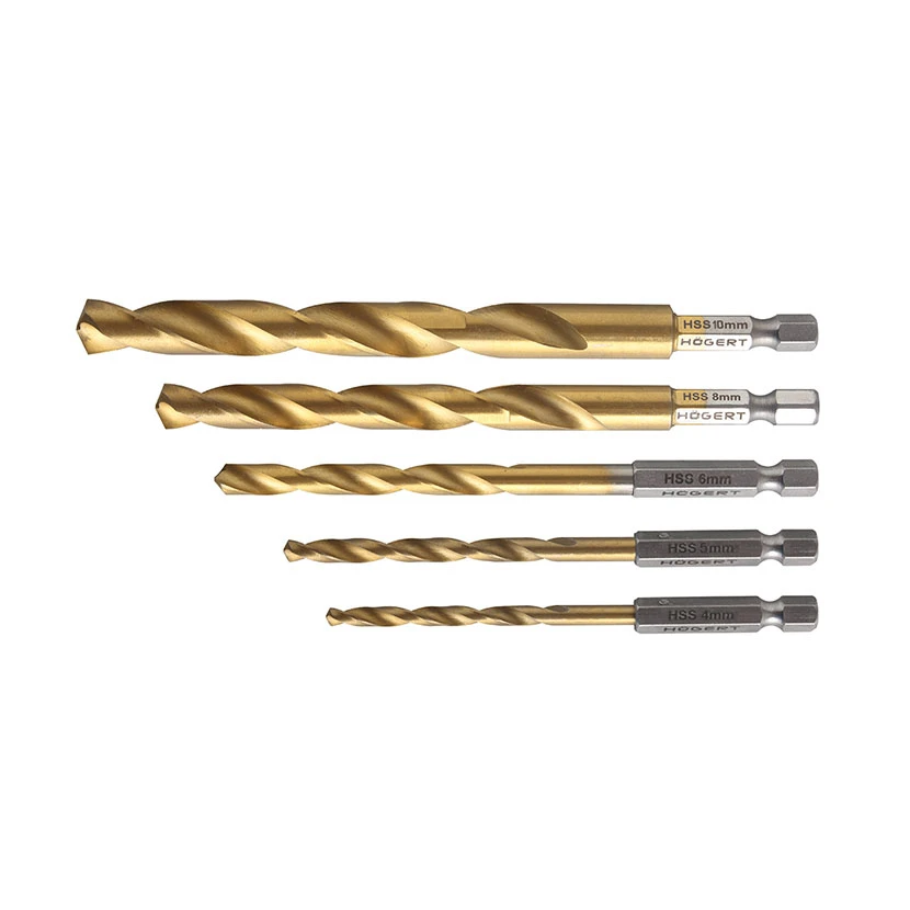 SET BURGIJA ZA METAL HSS: 4,5,6,8,10 MM | Alati i zaštitna HTZ oprema ...